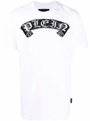 Philipp Plein Rhinestone-embellished T-shirt - White