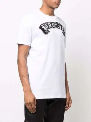 Philipp Plein Rhinestone-embellished T-shirt - White