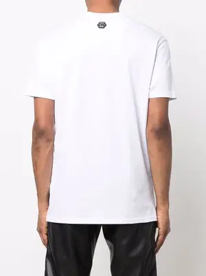 Philipp Plein Rhinestone-embellished T-shirt - White