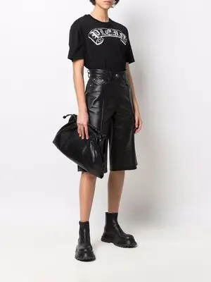 Philipp Plein Embellished-logo T-shirt - Black