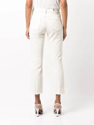 L'Agence Cropped Slim-cut Jeans