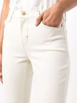 L'Agence Cropped Slim-cut Jeans