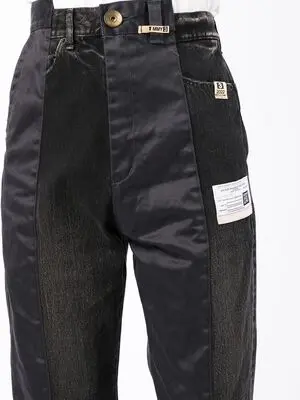 Mihara Yasuhiro Panelled Straight-leg Jeans