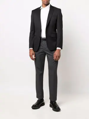 BOSS Single-breasted Virgin Wool Blazer