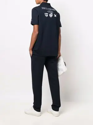 Paul & Shark Logo-print Short-sleeved Polo Shirt