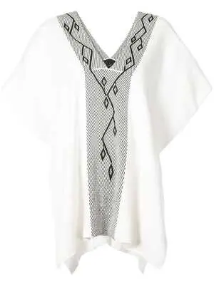 Voz Copihue Manta Kaftan - White
