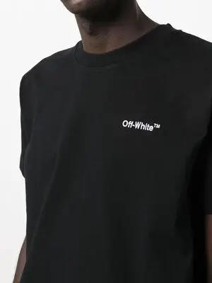 Off-White Helvetica Short-sleeve T-shirt - Black