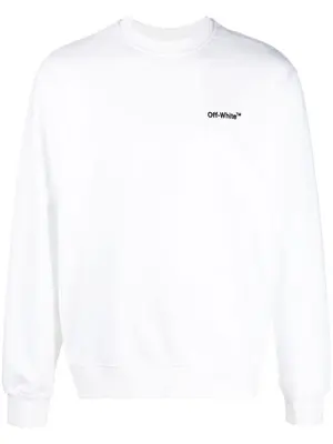 Off-White Helvetica Crew-neck Sweatshirt