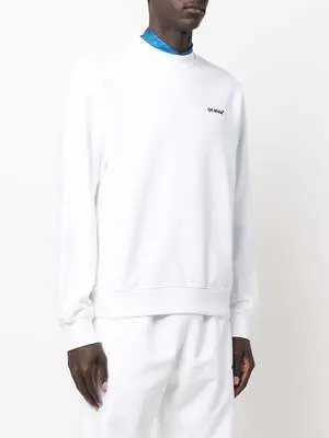 Off-White Helvetica Crew-neck Sweatshirt