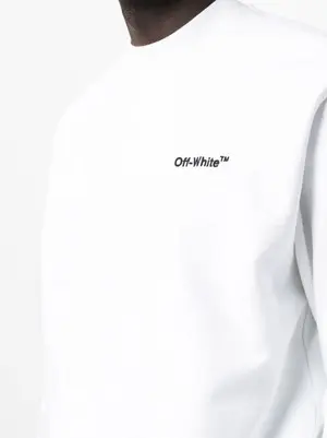 Off-White Helvetica Crew-neck Sweatshirt