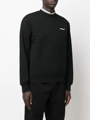 Off-White Helvetica Logo-print Sweatshirt