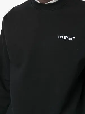 Off-White Helvetica Logo-print Sweatshirt