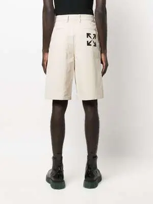 Off-White Arrows-print Bermuda Shorts