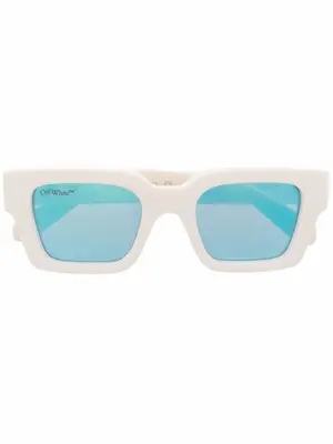 Off-White Virgil Rectangle-frame Sunglasses - White