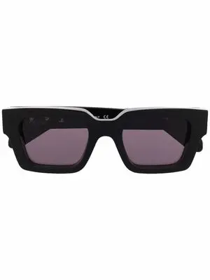 Off-White Virgil Rectangle-frame Sunglasses - Black