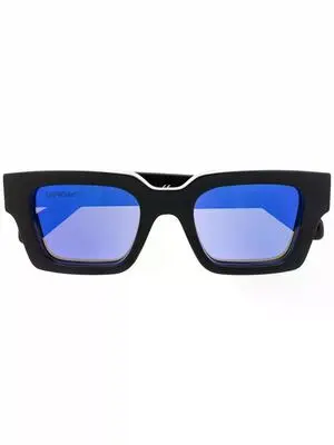 Off-White Virgil Rectangle-frame Sunglasses - Black