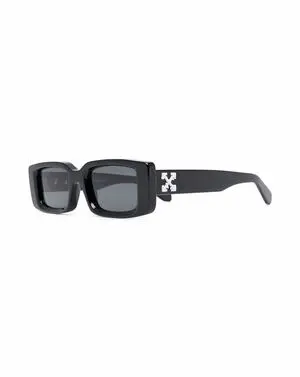 Off-White Arthur Rectangle Sunglasses - Black