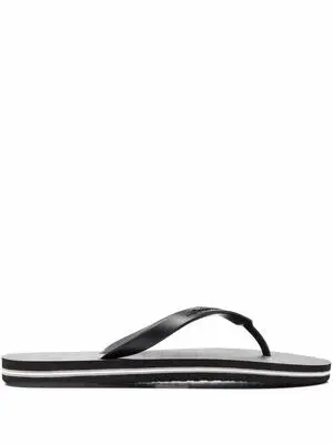 Michael Kors Thong Strap Flip Flops - Black