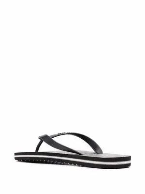 Michael Kors Thong Strap Flip Flops - Black