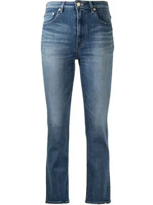 TU ES MON TRESOR Cropped Jeans - Blue