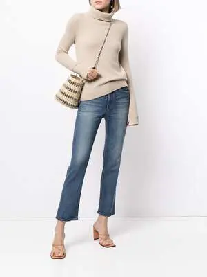 TU ES MON TRESOR Cropped Jeans - Blue