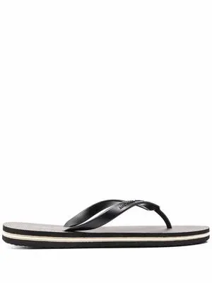 Michael Kors Thong-strap Flip Flops - Black