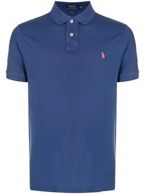 Polo Ralph Lauren Embroidered Logo Polo Shirt - Blue