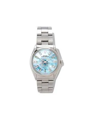 Jacquie Aiche Customised Rolex Oyster Perpetual 34mm - Blue