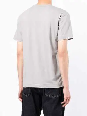 Play Comme Des Garcon Heart-patch Short-sleeve T-shirt - Grey