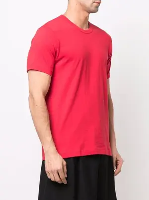 Comme Des Garçons Logo-print Cotton T-shirt - Red