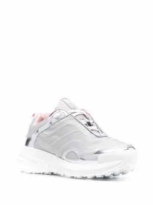 Givenchy Metallic-effect Leather Sneakers