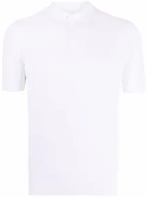 FILERIA Ribbed-trim Cotton Polo Shirt