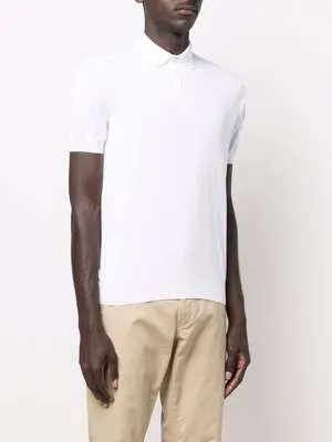 FILERIA Ribbed-trim Cotton Polo Shirt