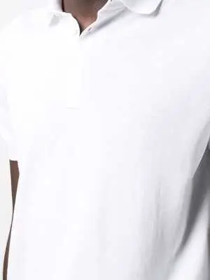 FILERIA Ribbed-trim Cotton Polo Shirt