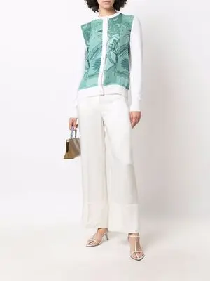 FERRAGAMO Floral-print Buttoned Cardigan