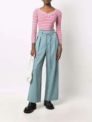Andersson Bell Rope Detailing Cropped Trousers