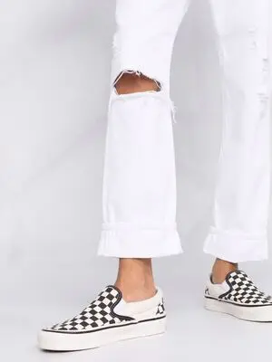 WASHINGTON DEE-CEE Slim-cut Ripped Organic Cotton Jeans