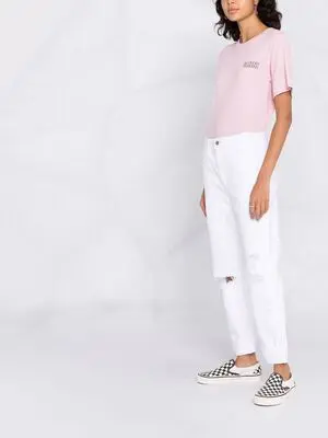 WASHINGTON DEE-CEE Slim-cut Ripped Organic Cotton Jeans