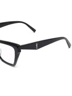 Saint Laurent Wayfarer-frame Glasses - Black