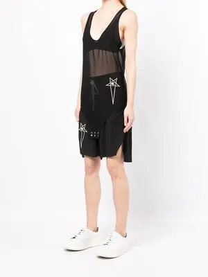 Rick Owens Embroidered-logo Tank Top