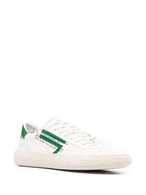 PURAAI Slogan-print Low Top Sneakers