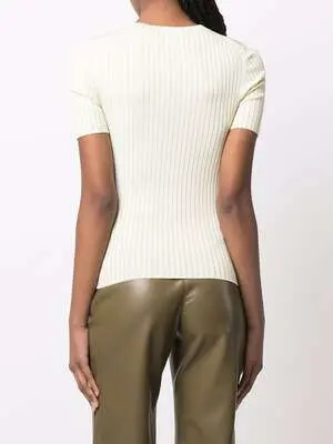 Nanushka Ribbed Knit T-shirt