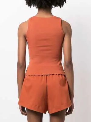 STYLAND Slim-cut Tank Top - Orange