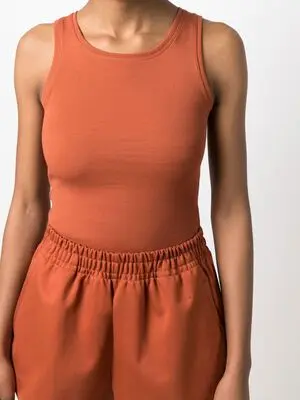 STYLAND Slim-cut Tank Top - Orange