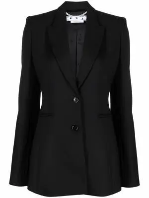 Off-White Corporate Single-breasted Blazer