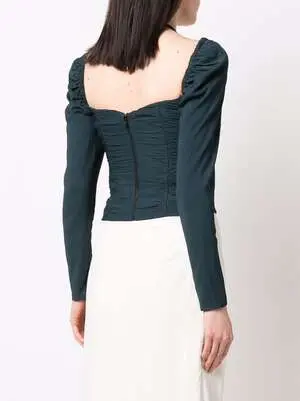 SELF-PORTRAIT Crepe Top
