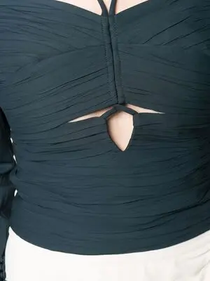 SELF-PORTRAIT Crepe Top