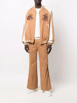 DOUBLET Side-trim Flared Trousers