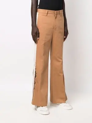 DOUBLET Side-trim Flared Trousers
