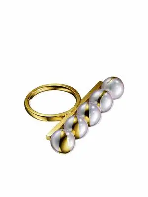 TASAKI 18kt Yellow Balance Eclipse Pearl Ring - Gold